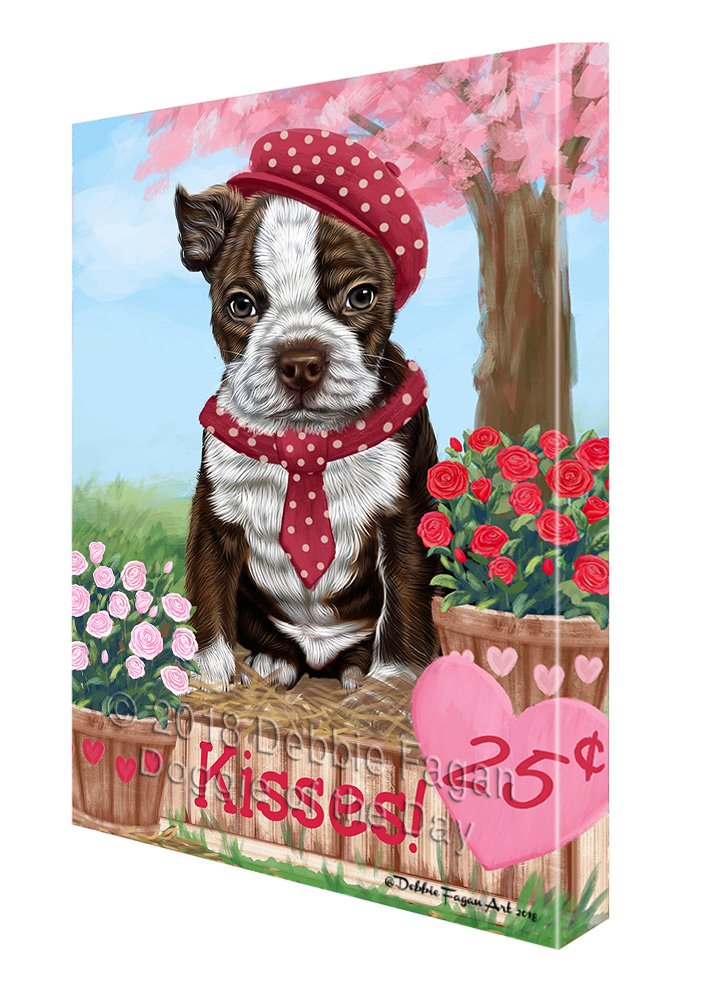 Rosie 25 Cent Kisses Dog Cat Canvas Wall Art Home D?cor, 16x20 Inches | eBay UK